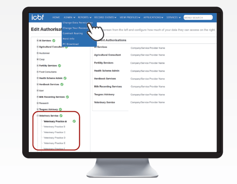 How to access the Animal Health Ireland dashboards on ICBF - ICBF